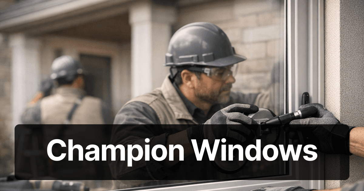 Champion Windows: Window Contractor Services Near You (855) 502-8869